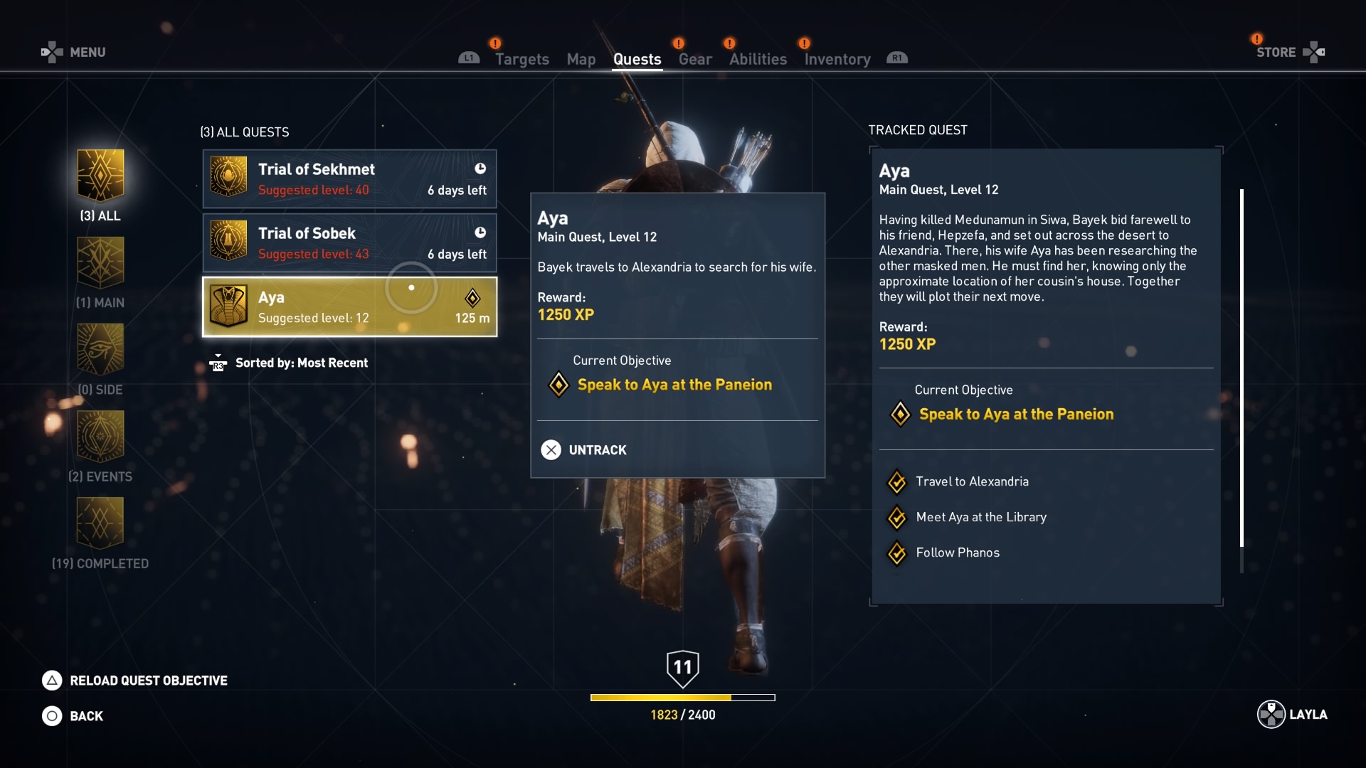 Aya 1: Assassin's Creed Origins Walkthrough - Ordinary Gaming