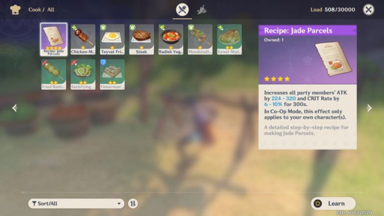 Genshin Impact: Mondstadt Gastronomy Trip Walkthrough