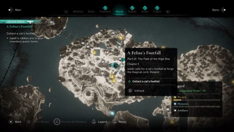 Assassin's Creed Valhalla: A Feline's Footfall Walkthrough
