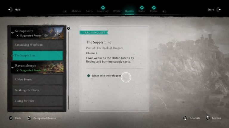 Assassin's Creed Valhalla: The Supply Line Walkthrough