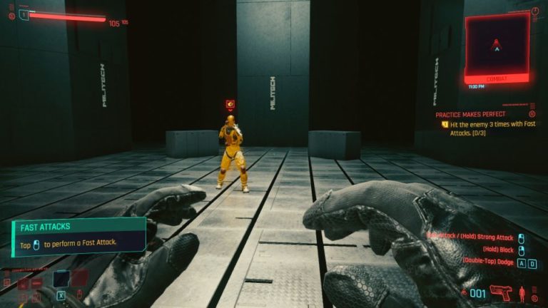 Cyberpunk 2077: Practice Makes Perfect Walkthrough