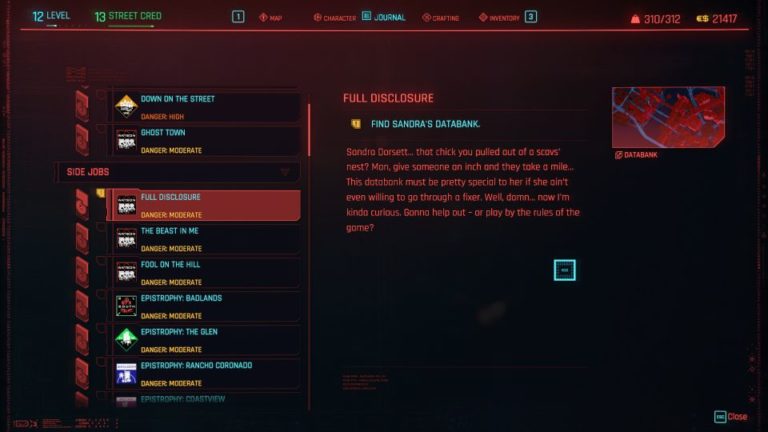 Cyberpunk 2077: Full Disclosure Mission Walkthrough