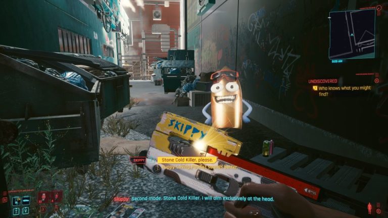 Cyberpunk 2077: How To Find Skippy (Talking Gun)