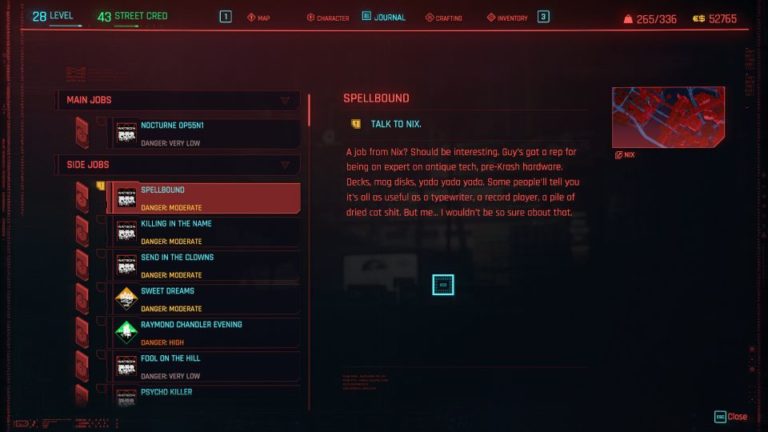 Cyberpunk 2077: Spellbound (Side Job Walkthrough)