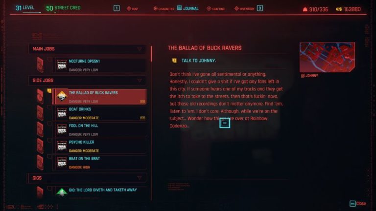 Cyberpunk 2077: The Ballad Of Buck Ravers Walkthrough