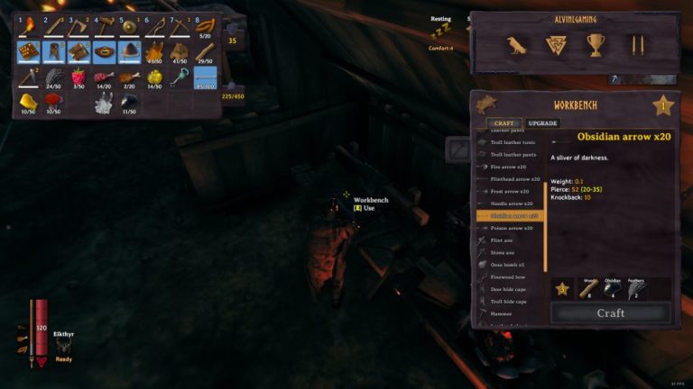 Valheim: How To Find Obsidian And What You Can Use It For