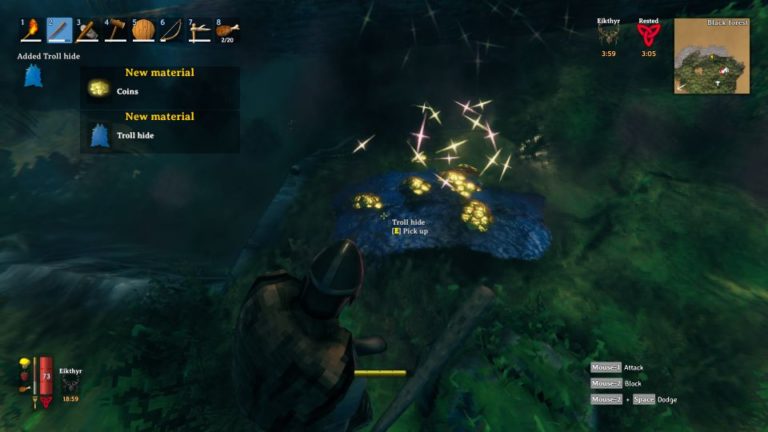 Valheim: How To Defeat The Troll Located In Black Forest