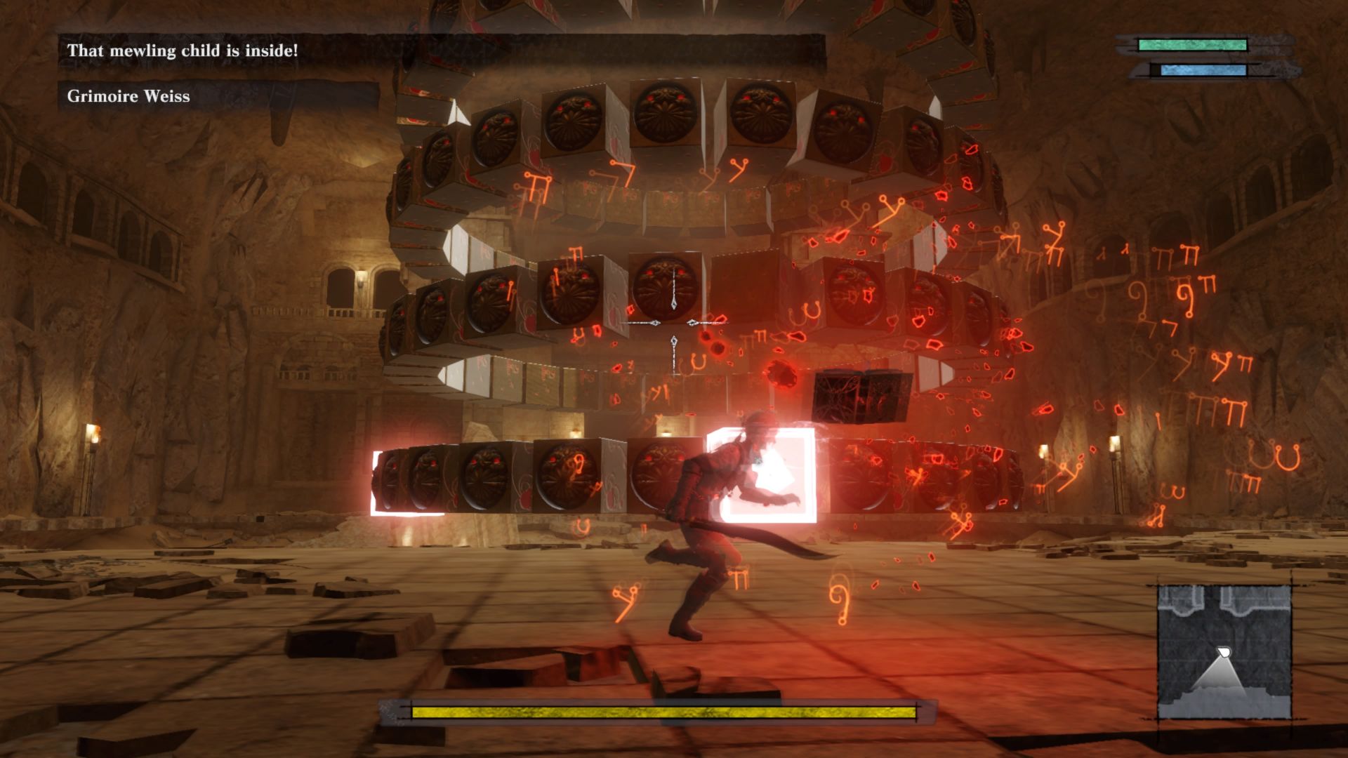 NieR Replicant: Barren Temple Room Puzzle Walkthrough