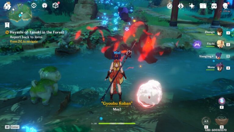 Genshin Impact: Hayashi Of Tanuki In The Forest Walkthrough