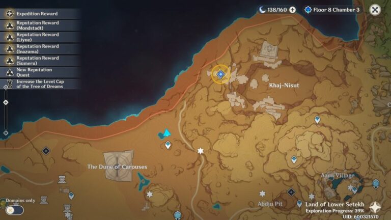 Genshin Impact: Dreams Beneath The Searing Sand Walkthrough