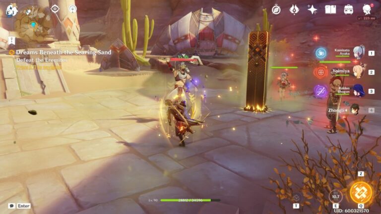 Genshin Impact: Dreams Beneath The Searing Sand Walkthrough
