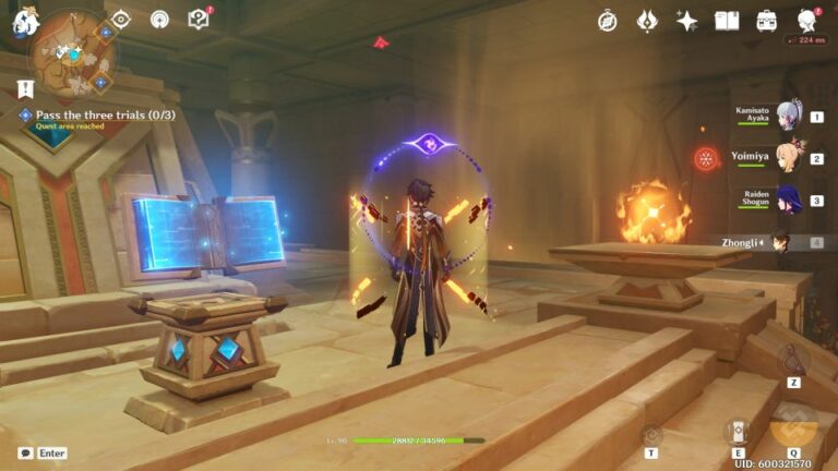 Genshin Impact: Dreams Beneath The Searing Sand Walkthrough