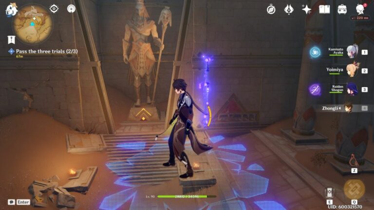 Genshin Impact: Dreams Beneath The Searing Sand Walkthrough