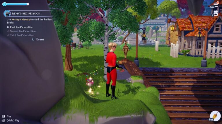 Disney Dreamlight Valley: Remy's Recipe Books Location