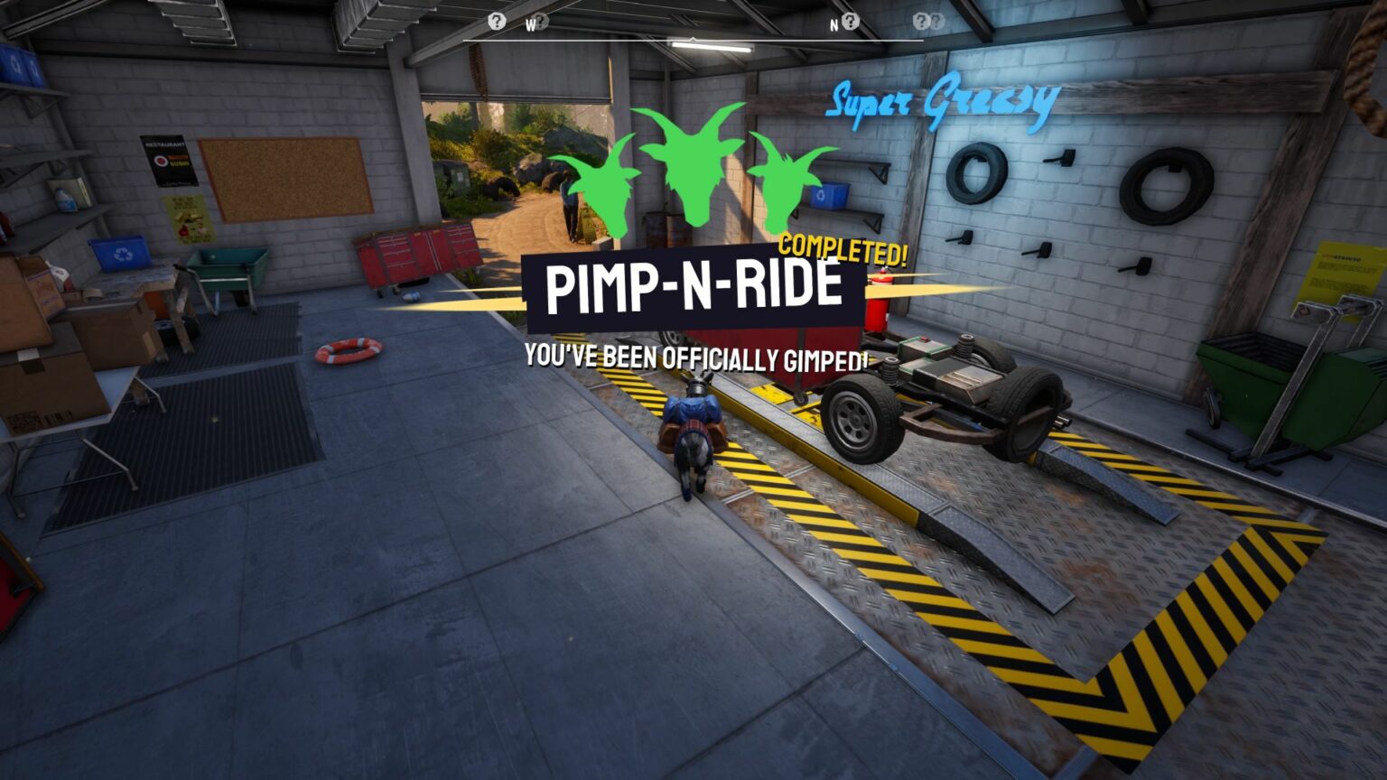 Goat Simulator 3: How To Complete Pimp N Ride