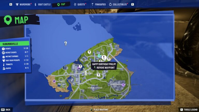 Goat Simulator 3: Happy Birthday Philip Quest Guide