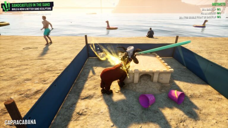 Goat Simulator 3: Sandcastles In The Sand Guide