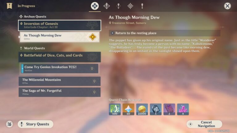 Genshin Impact: Inversion Of Genesis Walkthrough & Guide
