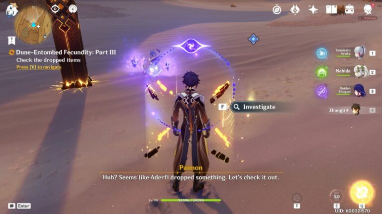 Genshin Impact: Dune-Entombed Fecundity Part 3 Guide