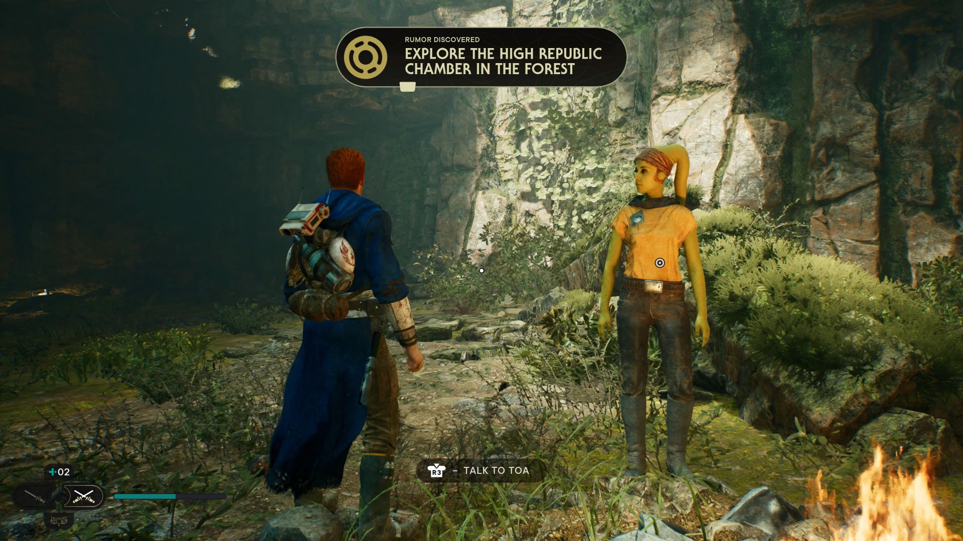 Star Wars Jedi Survivor: Explore The High Republic Chamber In The Forest