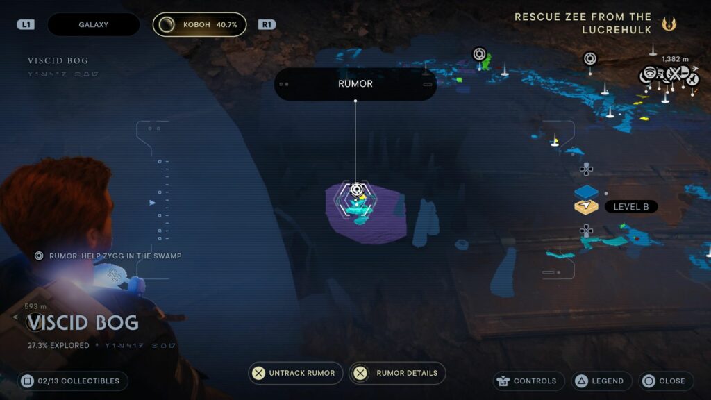 Star Wars Jedi Survivor: Help Zygg In The Swamp Guide