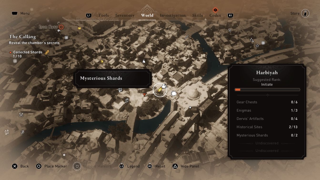 AC Mirage: Mysterious Shards Location In Harbiyah