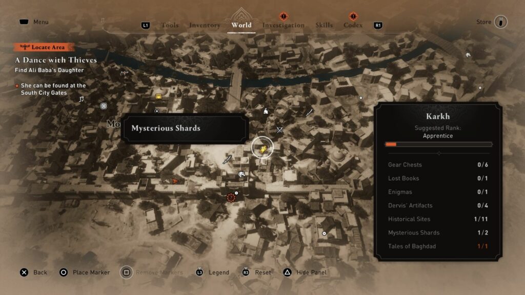 AC Mirage: Mysterious Shard Locations In Karkh