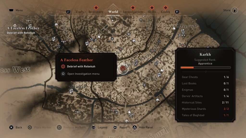 Assassin's Creed Mirage: A Faceless Feather Walkthrough