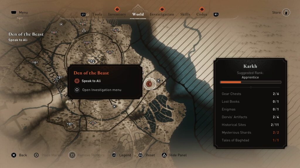 Assassin's Creed Mirage: Den Of The Beast Walkthrough