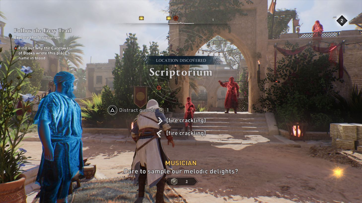 AC Mirage: Follow The Fiery Trail Walkthrough & Guide