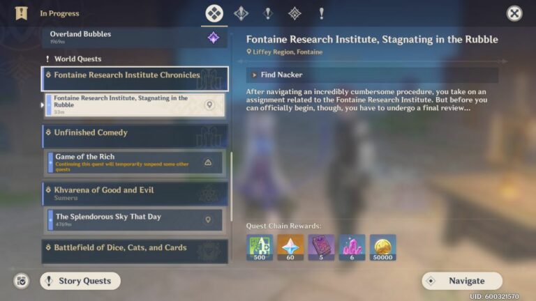 Genshin Impact: Fontaine Research Institute Chronicles Guide