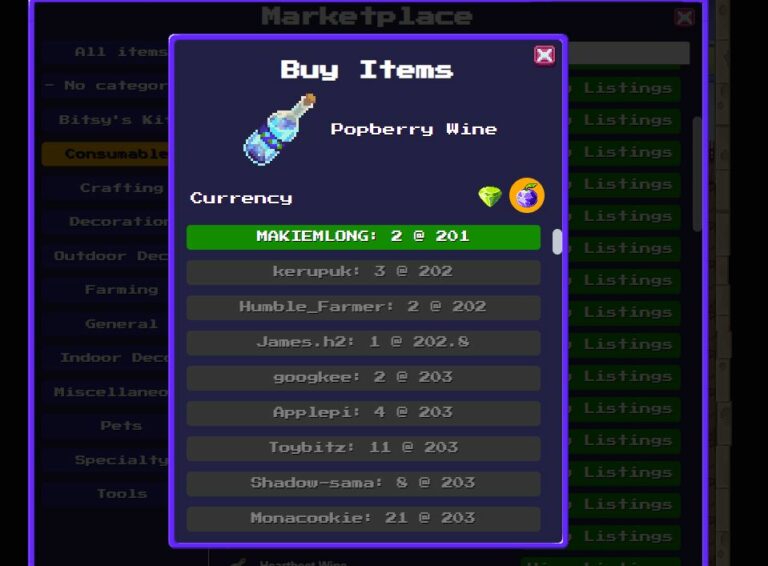 Pixels: How To Get Bottles Of Popberry Wine