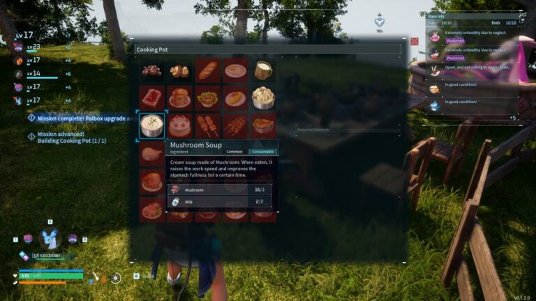 Palworld: How To Build A Cooking Pot